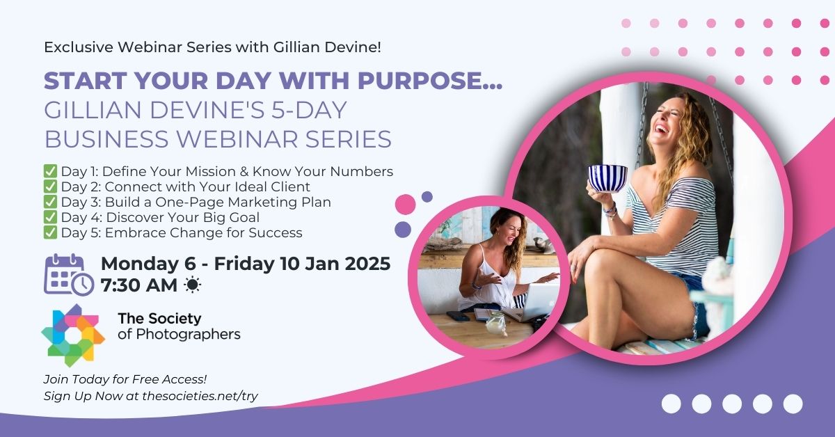 Start Your Day with Purpose: Gillian Devine's 5-Day Business Webinar ...